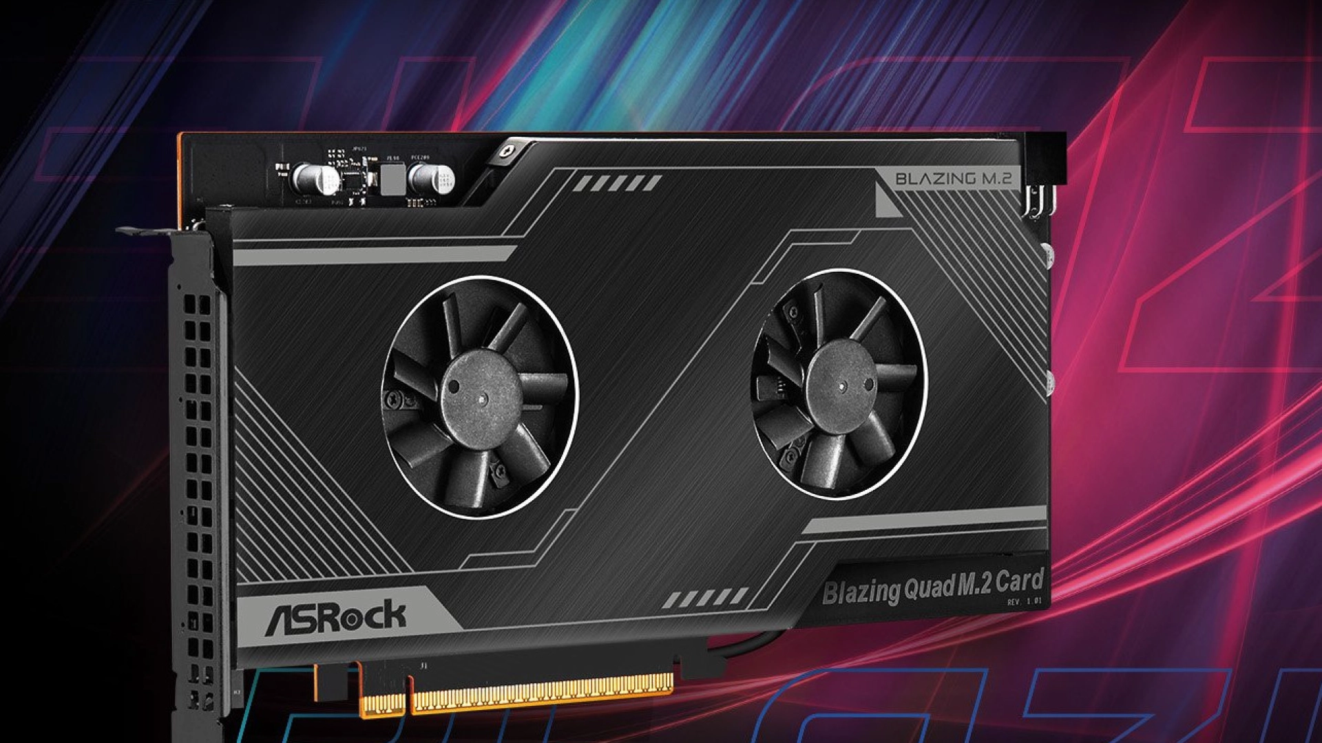 ASRock представила плату расширения Blazing Quad M.2 Card для SSD ...