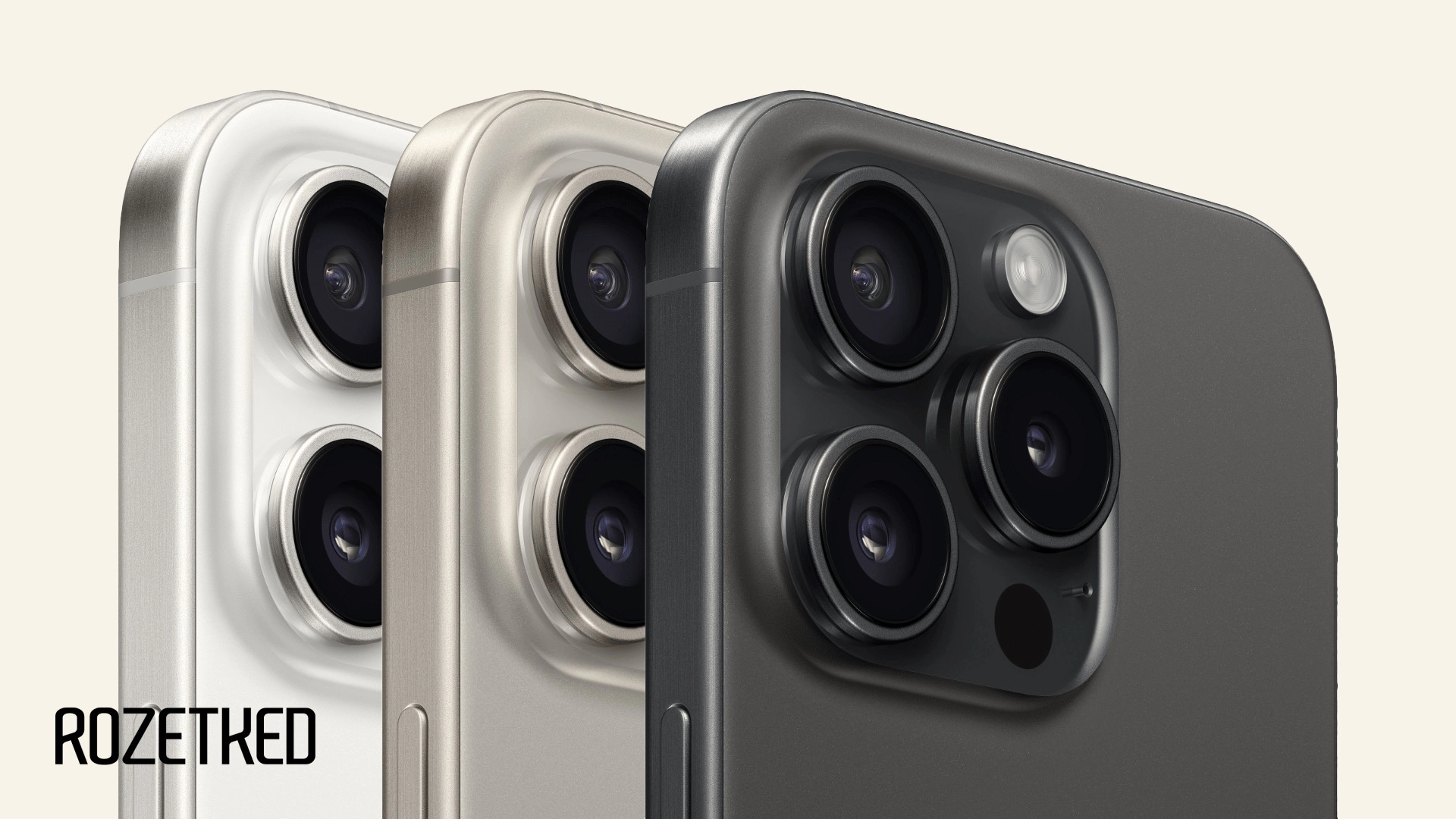 Слух: Apple добавит оттенки Space Black Titanium и Rose Titanium для ...