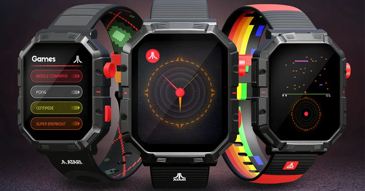 Atari выпустила Atari 2600 My Play Watch — умные часы с классическими ...